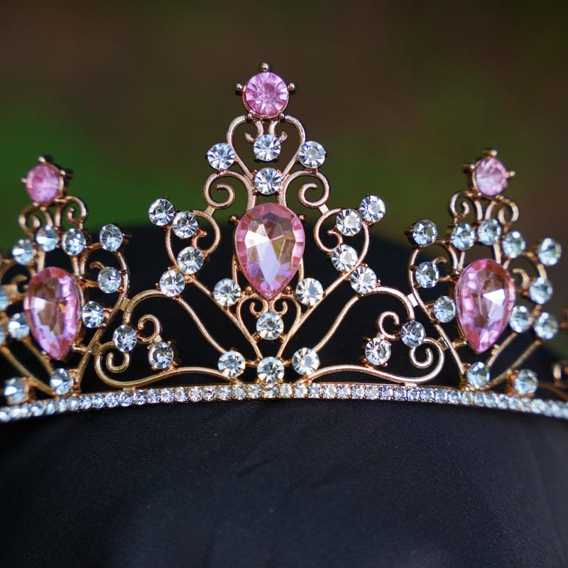 Pink Tiara - Etsy
