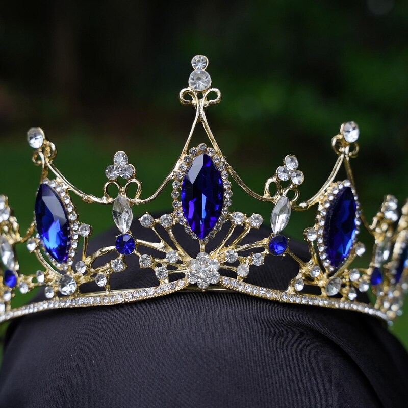 Blue Tiara - Etsy