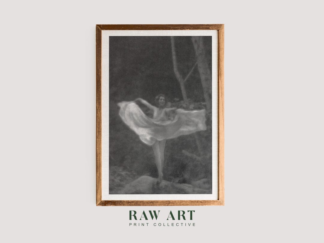 Antique Photograph of Women Dancing | Digital Print | Spooky Ballerina ...