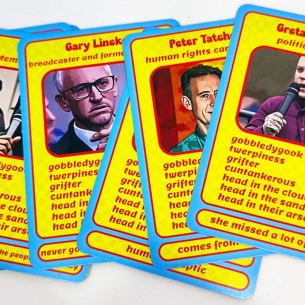 Personalised Top Trump Cards - Etsy UK
