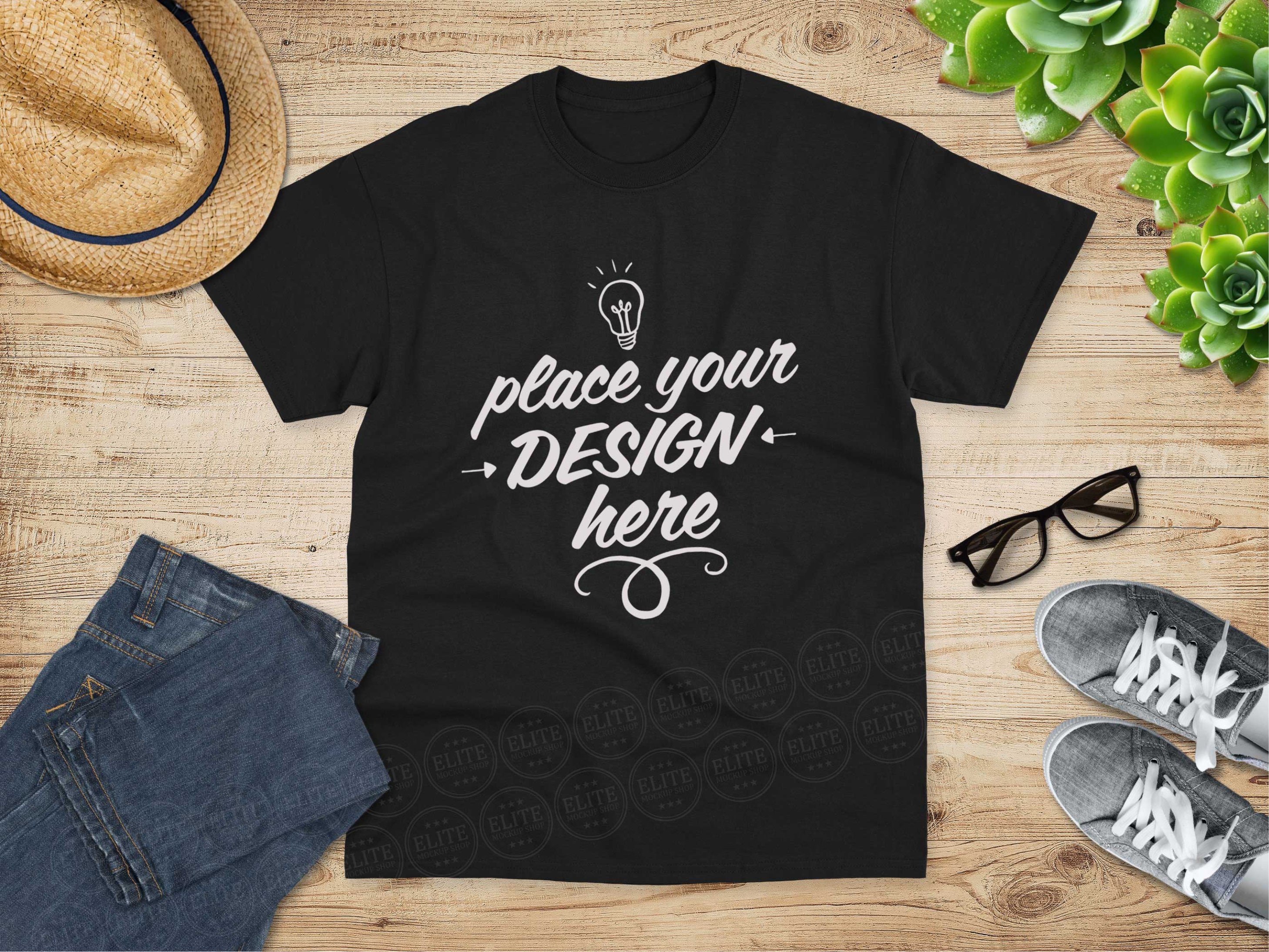 Gildan 5000 Tshirt Bundle Mockup, 60 Colors, Unisex T-shirt Bundles ...