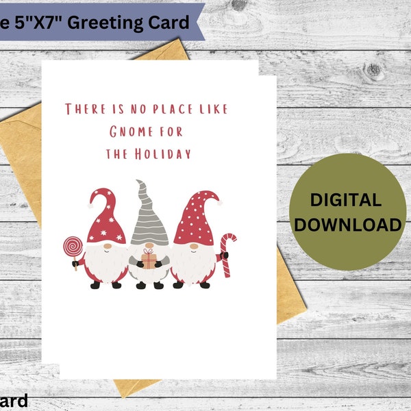 Gnome Place Like Home for the Holidays Svg - Etsy