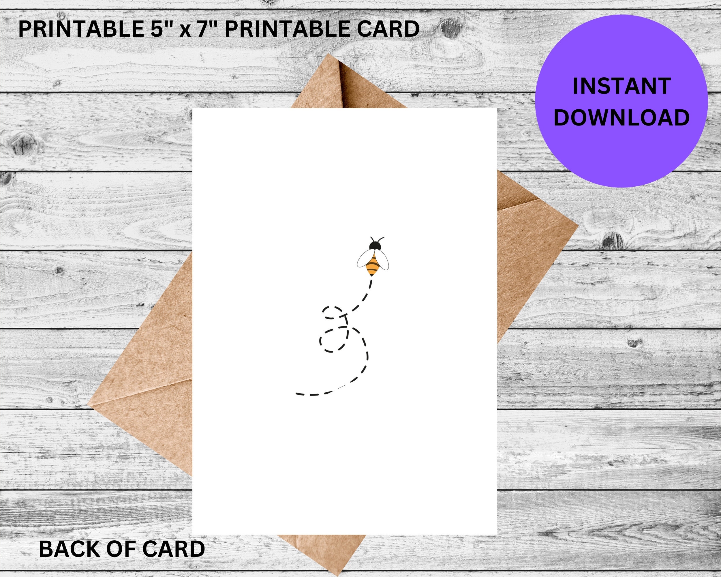 Shine Bumble Bees Congratulations Card Digital Download Instant Great ...