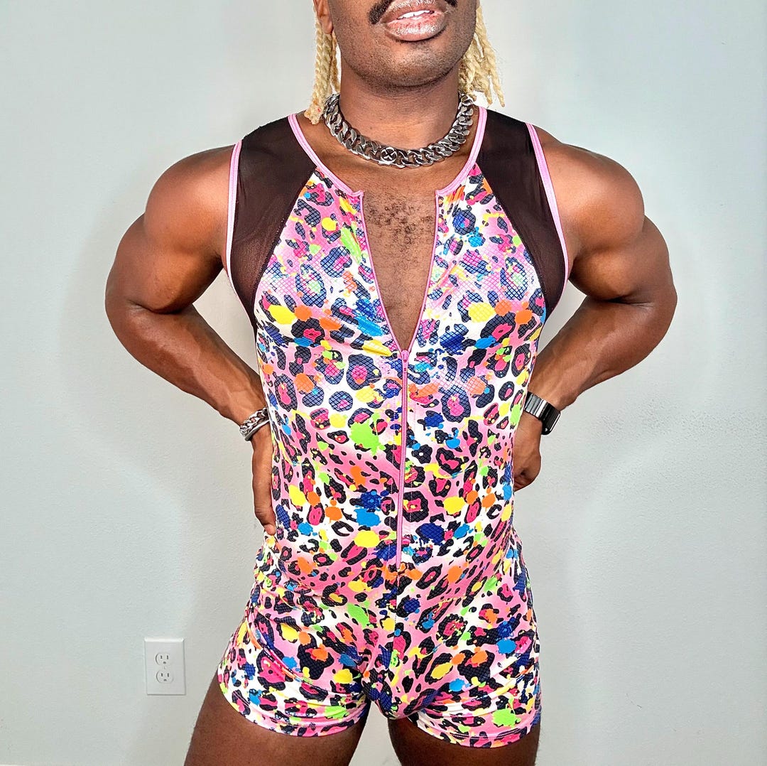 Men’s Bodysuit Paint Splatter - Etsy