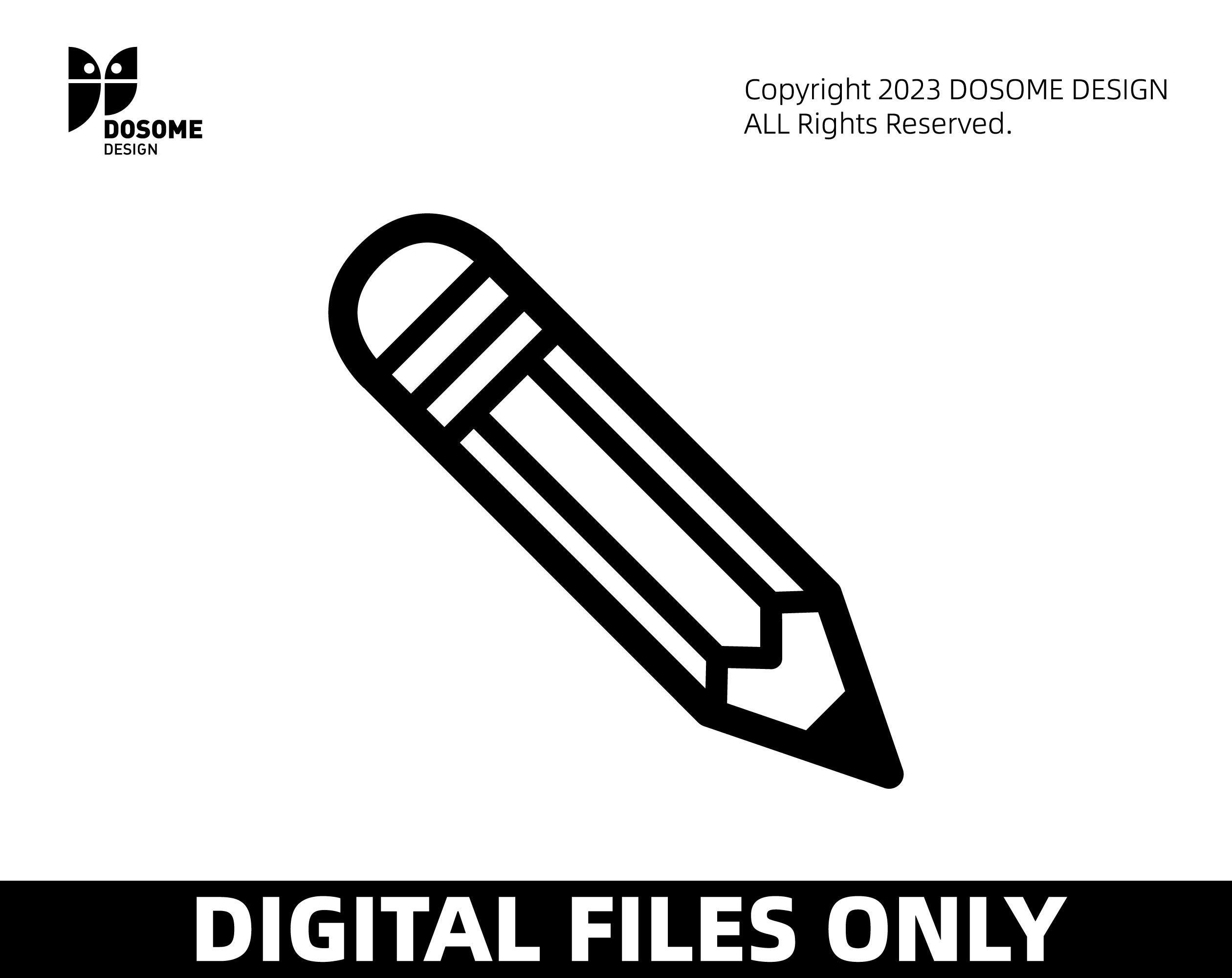 Pencil SVG Files | School Pencil SVG Cut Files | Teacher Clip Art ...