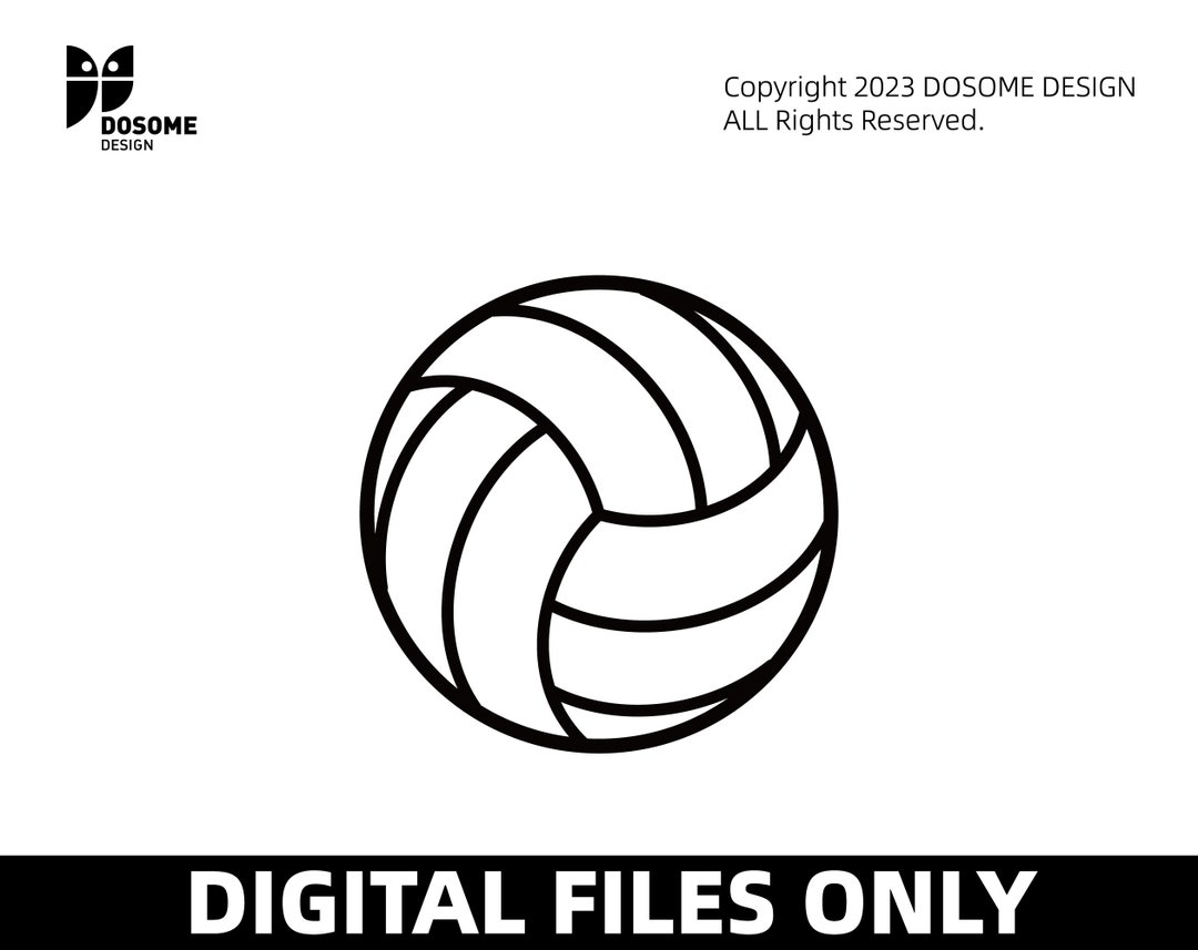 Volleyball SVG Files | Volleyball Cut Files | Volleyball Vector Files ...