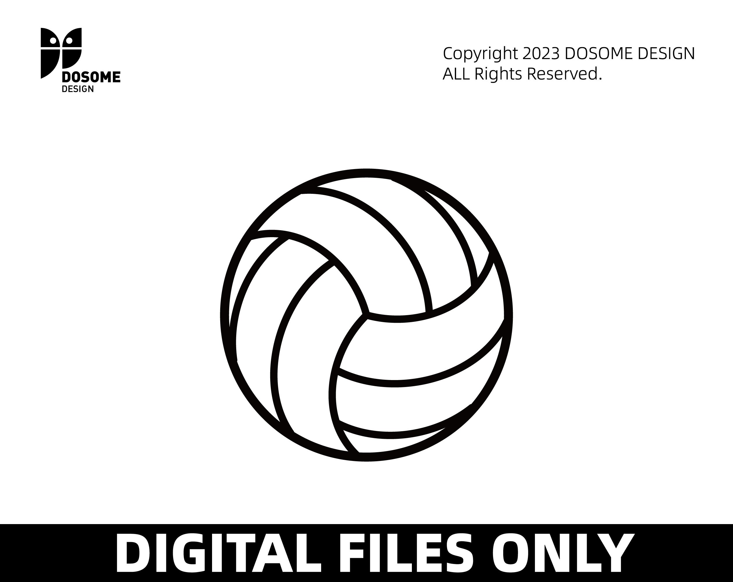 Volleyball SVG Files | Volleyball Cut Files | Volleyball Vector Files ...