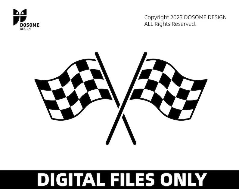 Racing Flag SVG Files | Checkered Flag Cut Files | Race Flag SVG Vector ...