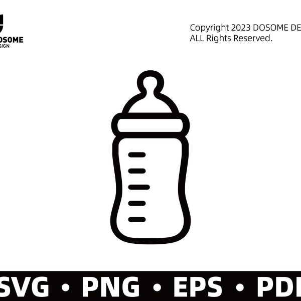 Baby Bottle Line Art - Etsy