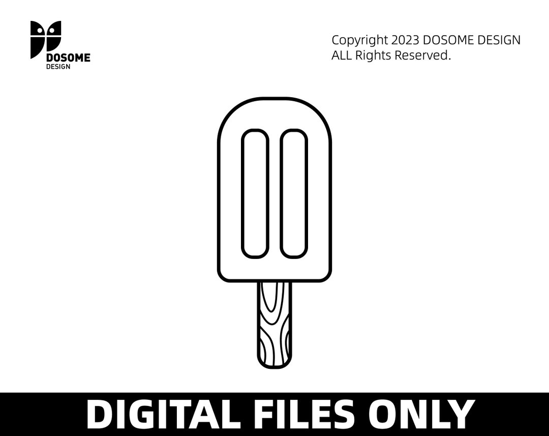 Popsicle Outline SVG Files | Ice Cream Cut Files | Summer Popsicles SVG ...