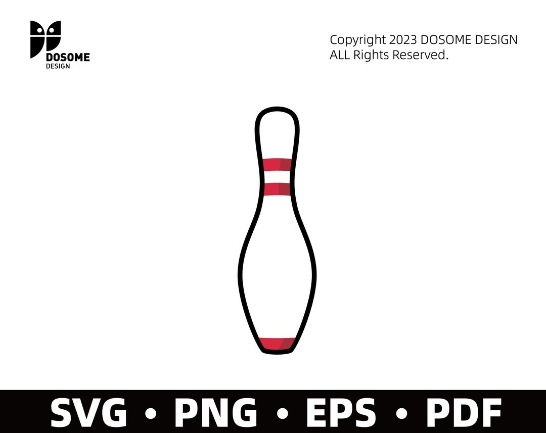 Bowling Pin SVG Files | Bowling Ball Cut Files | Bowling Pins SVG ...