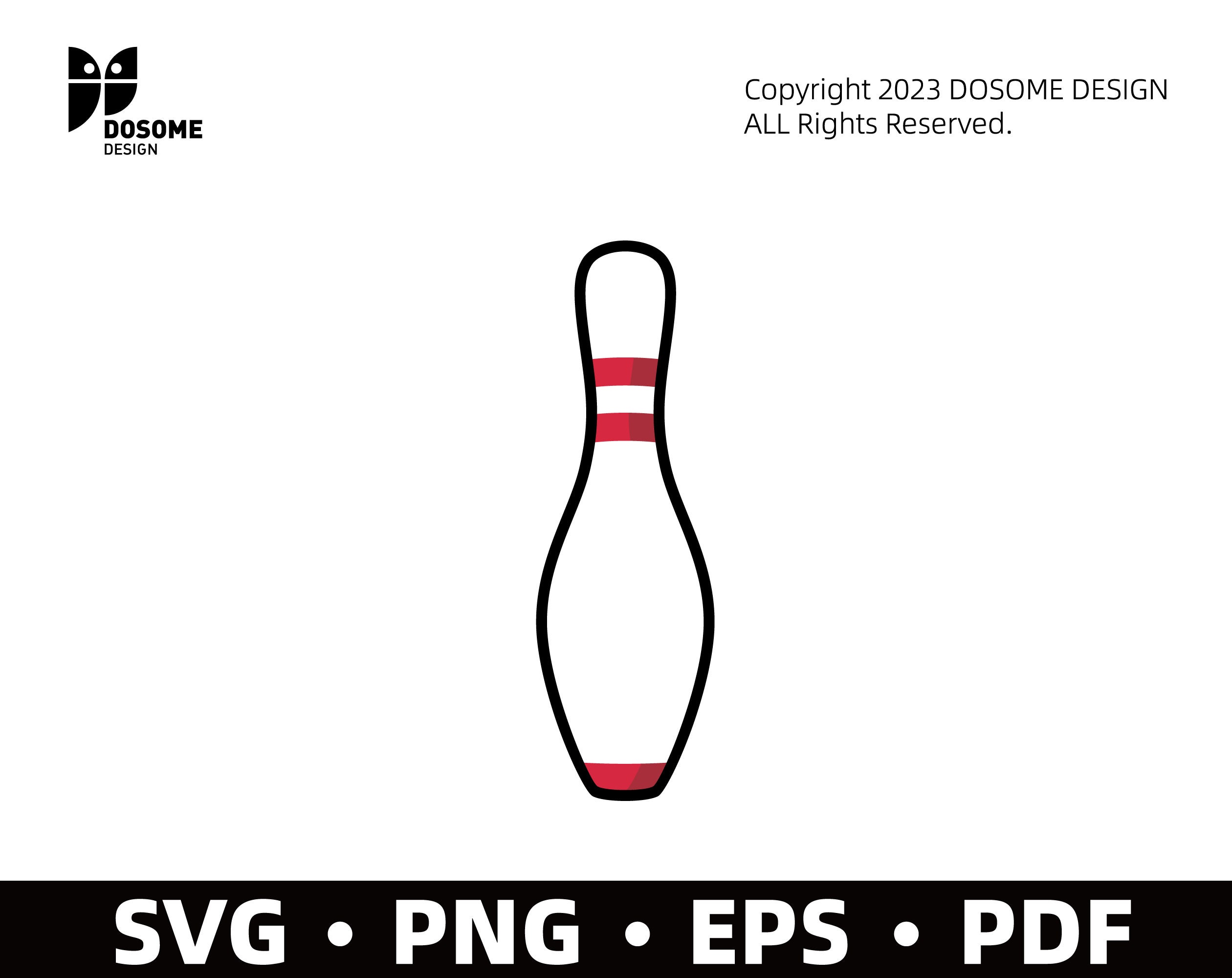 Bowling Pin SVG Files | Bowling Ball Cut Files | Bowling Pins SVG ...