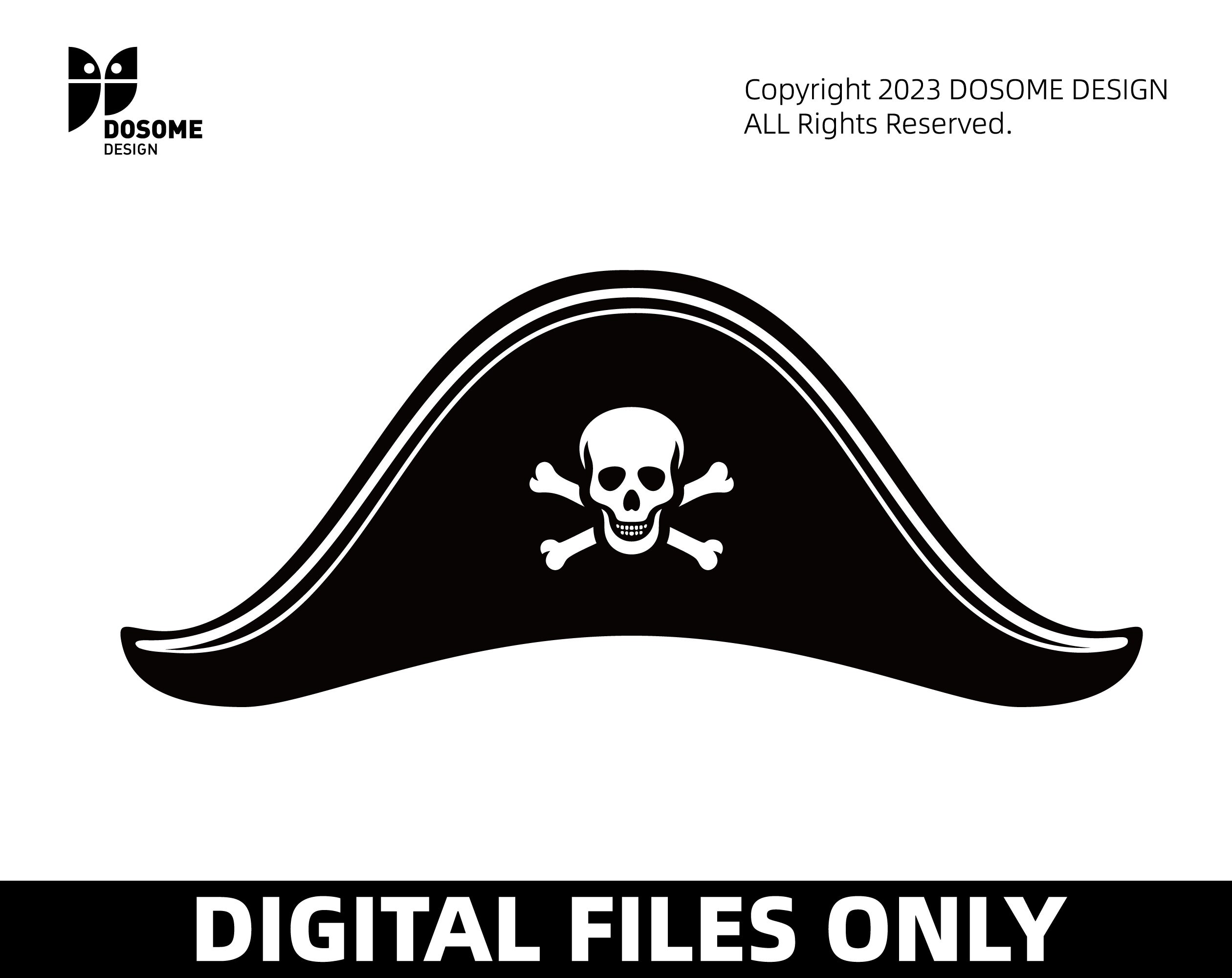 Pirate Hat SVG Files | Pirate SVG Cut Files | Pirate Hat Vector ...