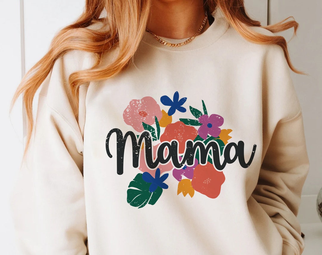 Floral Mama SVG Sublimation Download, Mama Png, Mama Flower SVG, Mama ...