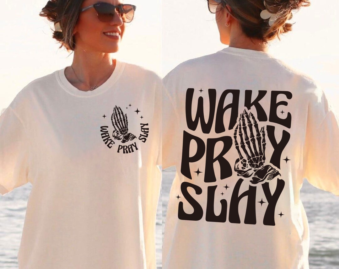 Wake Pray Slay SVG/PNG Digital Download, Christian Svg, Religious Svg ...