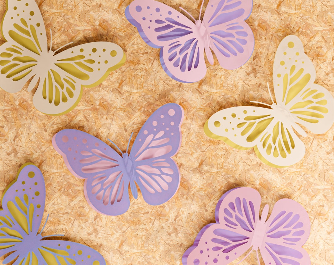 3d Layered Butterfly Svg Bundle, Layered Cut Files. Butterflies ...