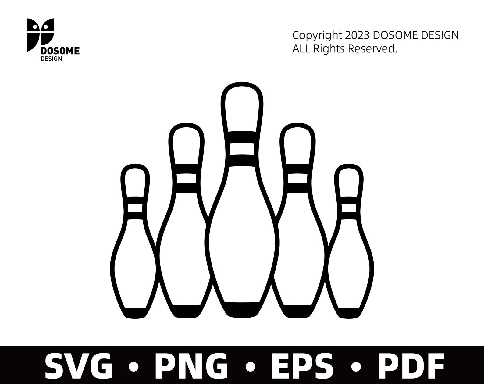 Bowling Pins SVG Files | Bowling Ball Cut Files | Bowling Pins SVG ...
