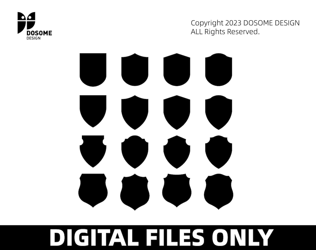 Shield SVG Files | Shield Silhouette Cut Files | Shield Vector Files ...