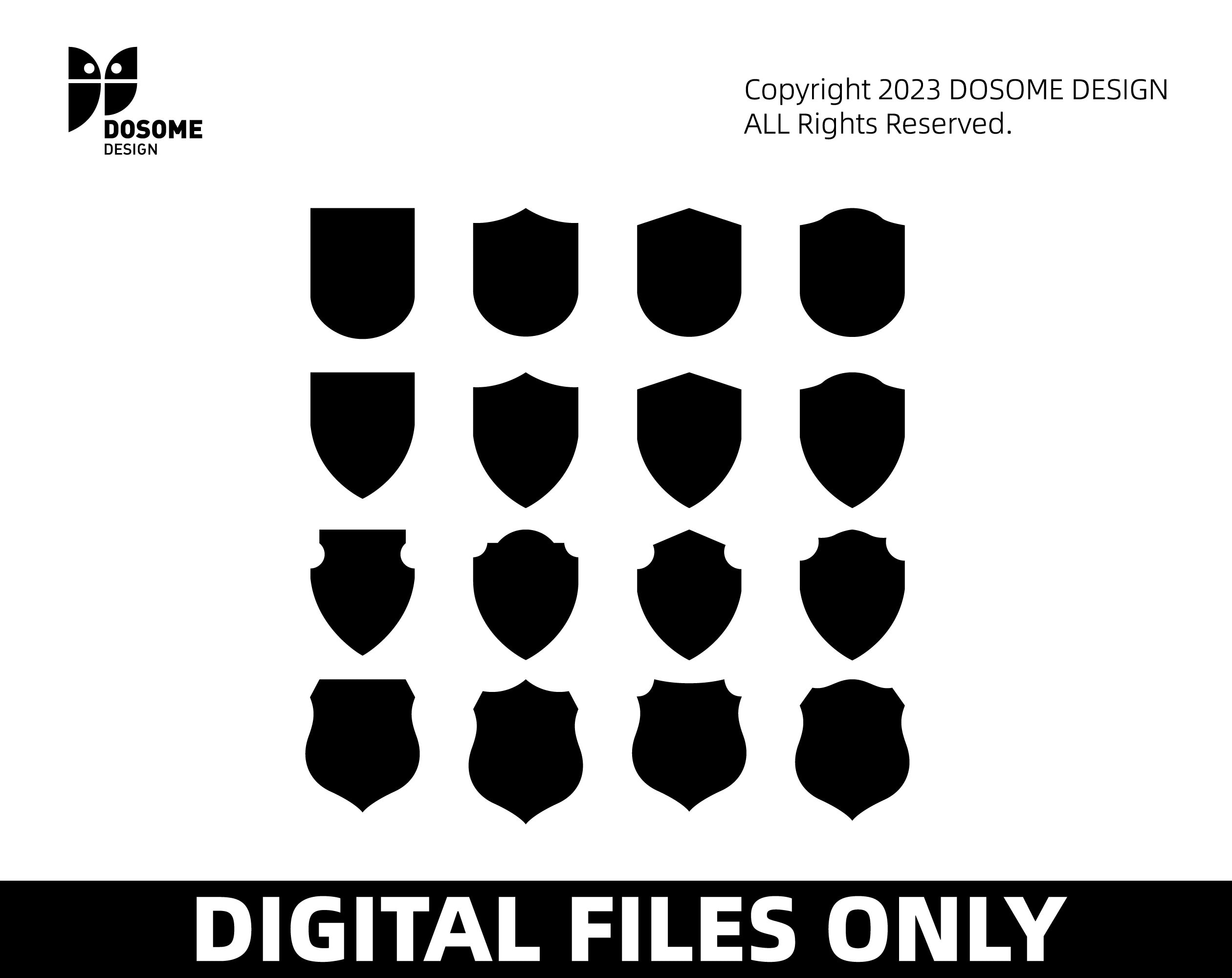 Shield SVG Files | Shield Silhouette Cut Files | Shield Vector Files ...