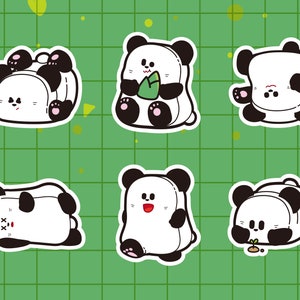 Pandas Bundle - 6 Pandas - Svg Eps Pdf Png - Etsy