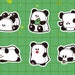 Pandas Bundle - 6 Pandas - Svg Eps Pdf Png - Etsy