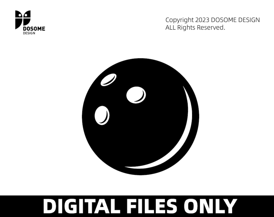 Bowling Ball SVG Files | Bowling Ball Cut Files | Bowling Ball Vector Files | Bowling Ball ...