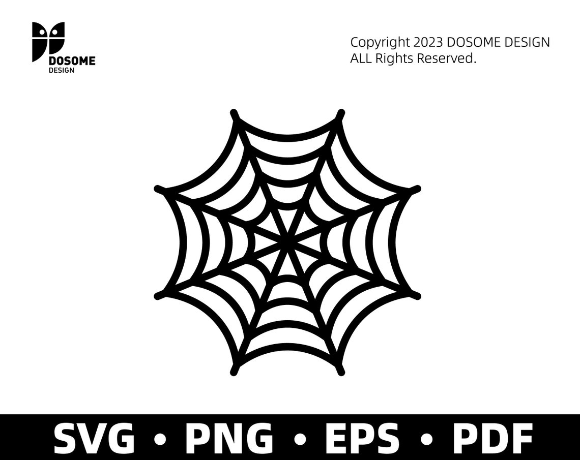 Large Spiderweb SVG Files | Spider Web Cut Files | Halloween SVG Vector ...