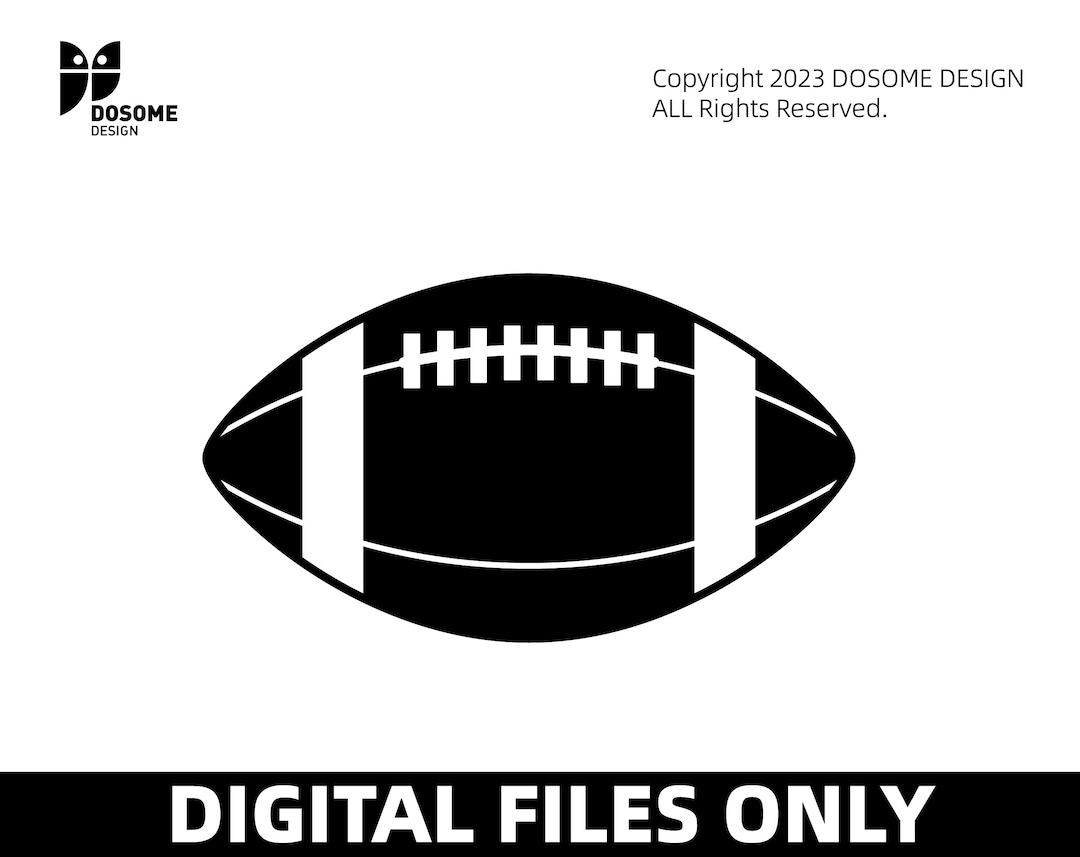 Football - Instant Digital Download - Svg, Png, Dxf, and Eps Files ...