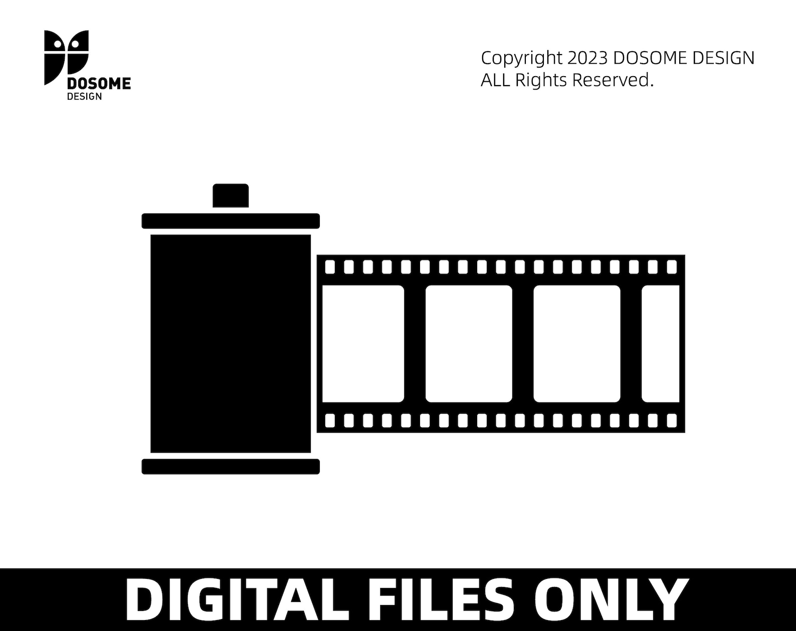 Camera Film Negative SVG Files | Movie Film Strip SVG Cut Files ...