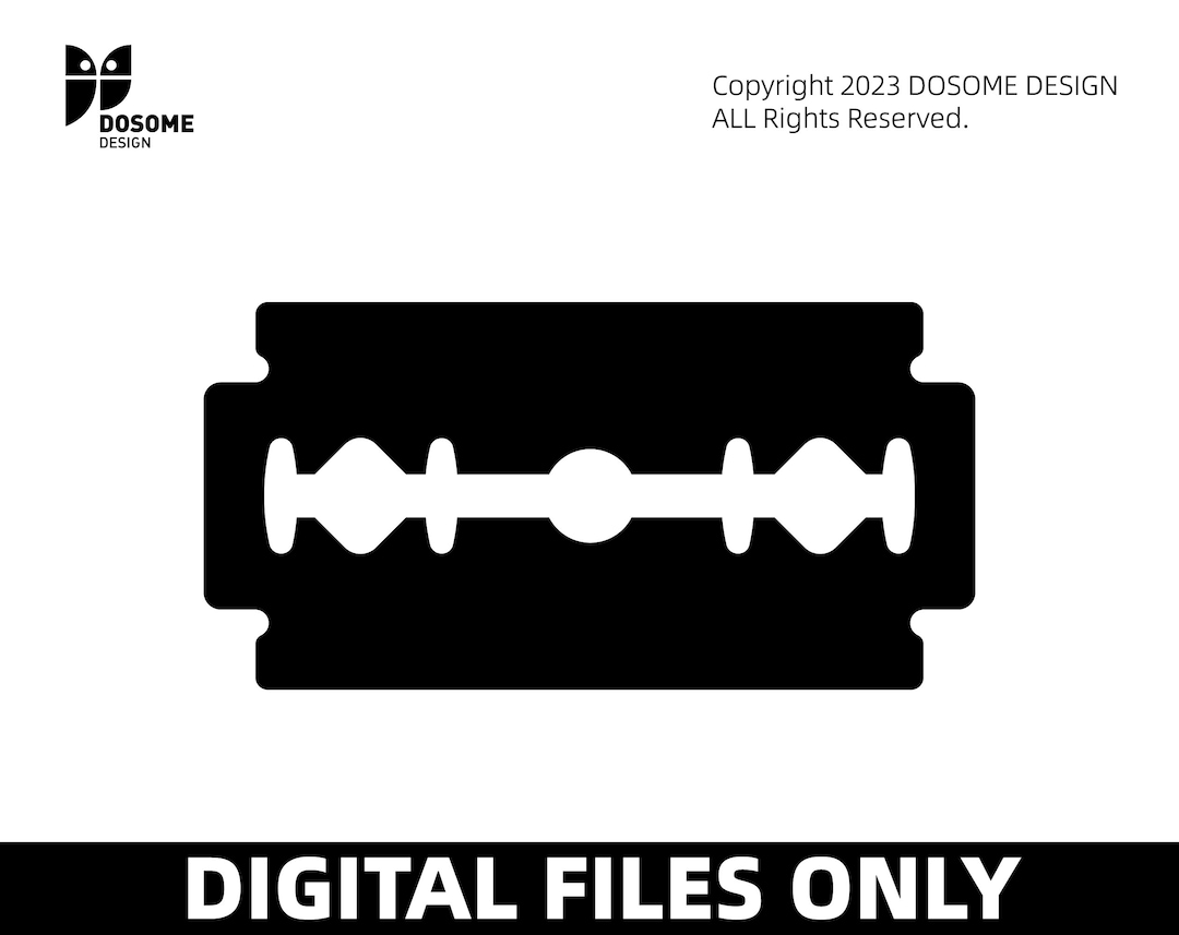 Razor Blade SVG Files | Barber Shop SVG Cut Files | Shaving Razor ...