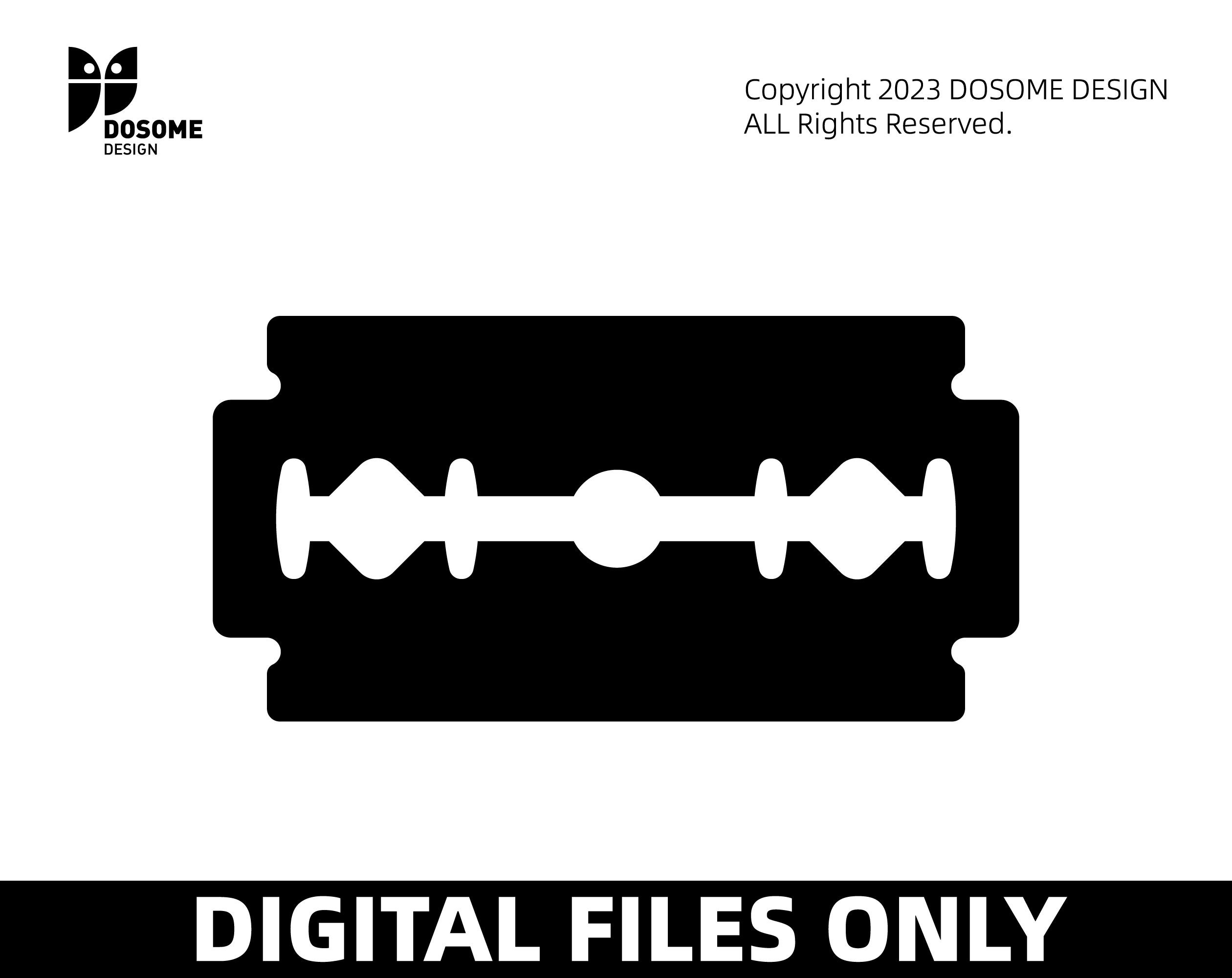 Razor Blade SVG Files | Barber Shop SVG Cut Files | Shaving Razor ...