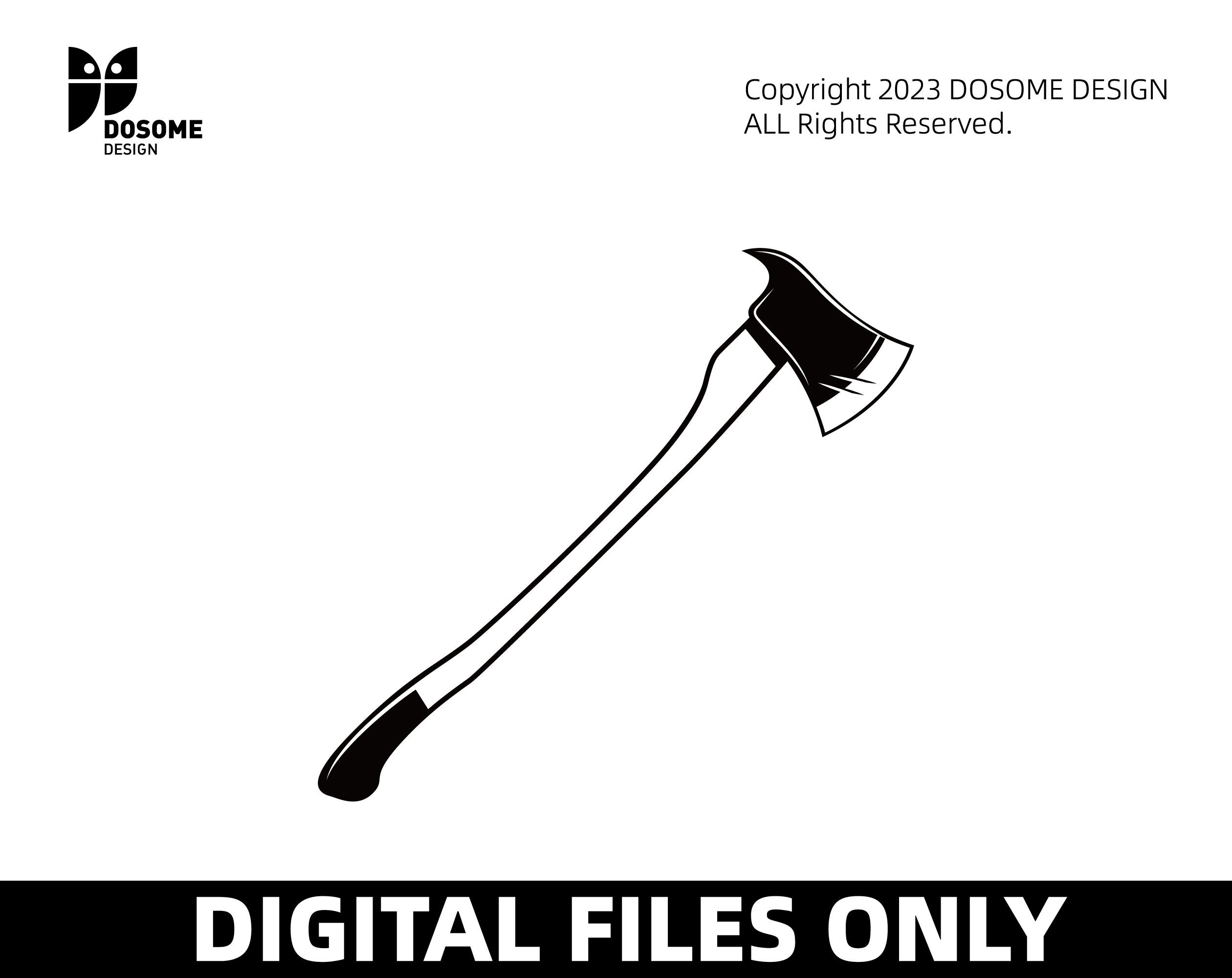 Fireman Axe SVG Files | Axe SVG Cut Files | Axe Silhouette SVG Vector ...