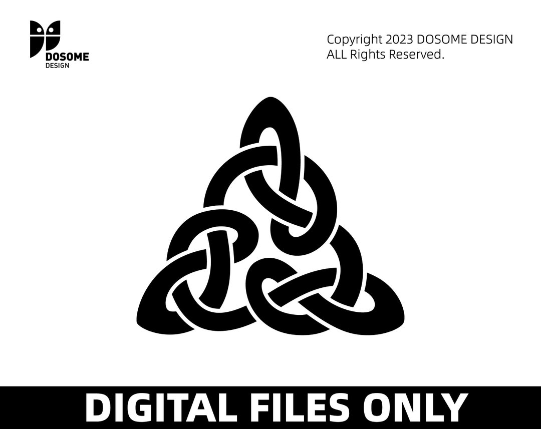 Celtic Knot SVG Files | Triquetra Cut Files | Celtic Knot Vector Files ...
