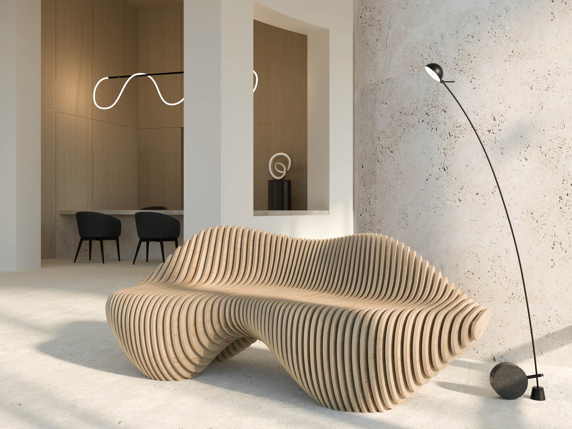 Parametric Bench Etsy