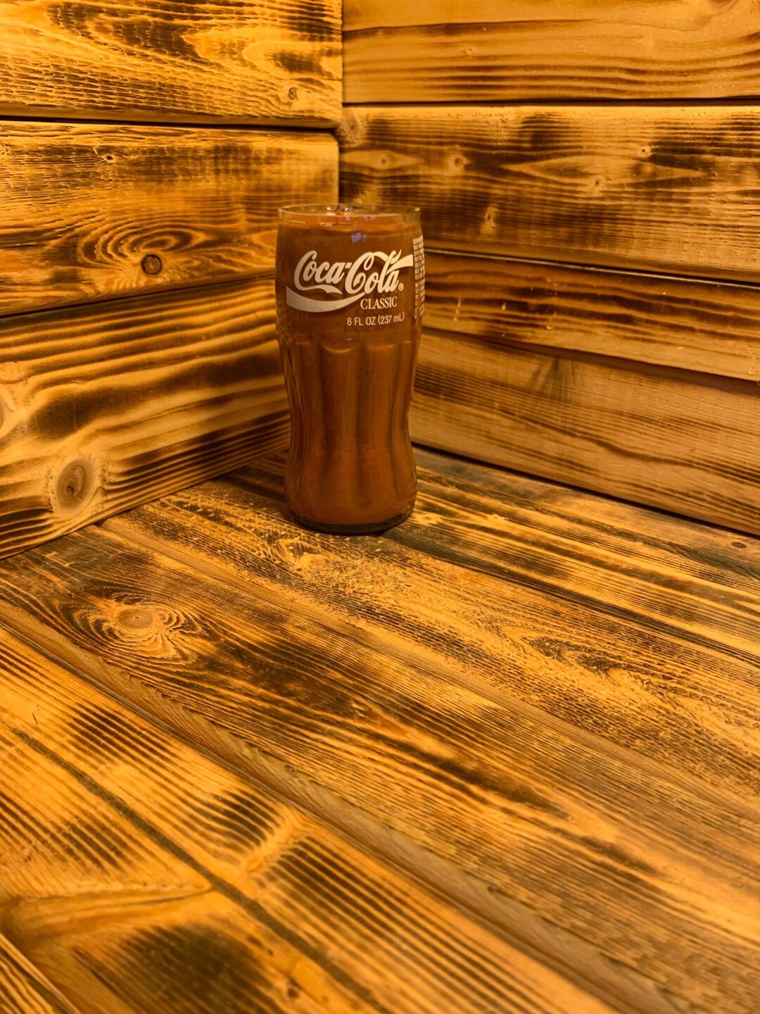 Coca Cola Coke Glass Bottle Recycled/upcycled Handmade Soy Candle Coke ...