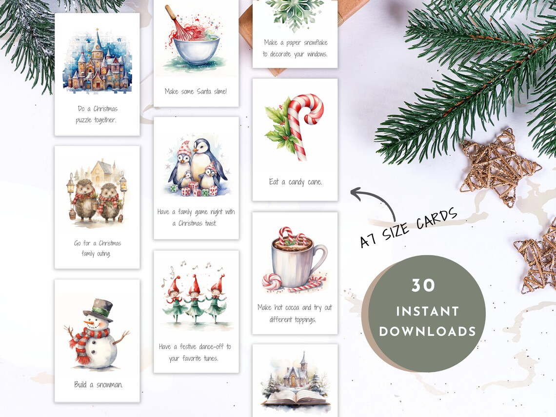 Advent Calendar for Kids, Christmas Countdown, Advent Countdown ...