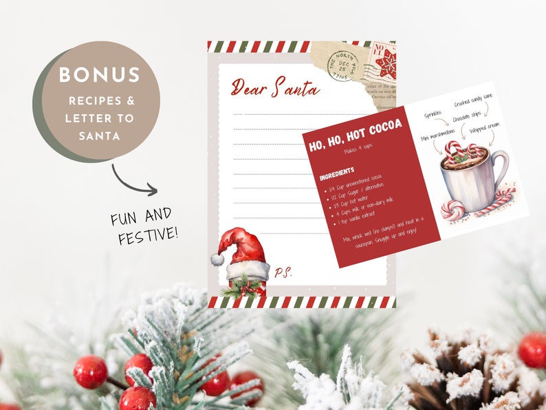 Advent Calendar for Kids, Christmas Countdown, Advent Countdown ...