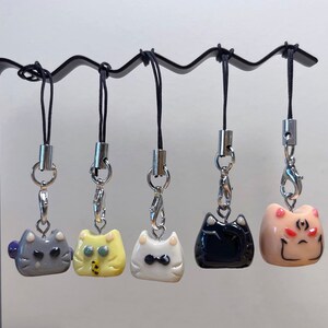 Jujutsu Kaisen Cat Charm and Keychain | Gojo, Geto, Nanami, Sukuna ...