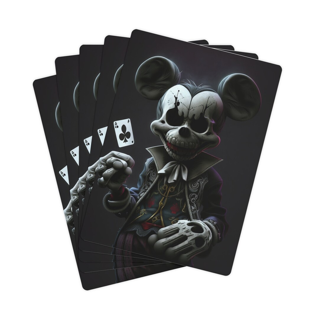 Mickey Mouse as the Joker Playing Cards for Poker - Etsy