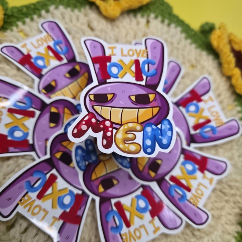 Jax Stickers Digital Circus - Etsy UK