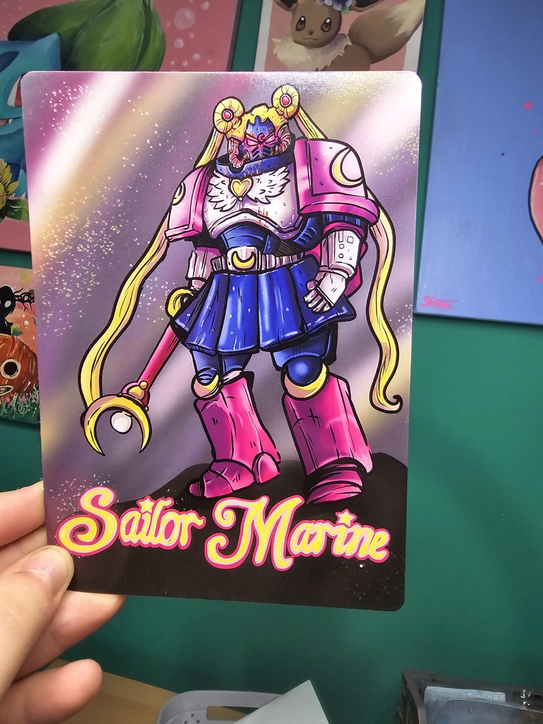 Warhammer 40K X Sailor Moon Art Print 'sailor Marine' - Etsy