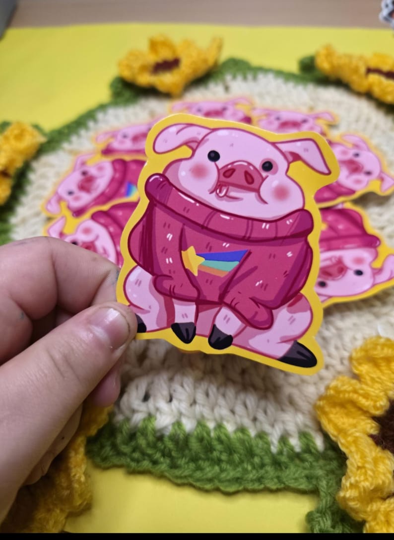 Waddles Gravity Falls Inspired Sticker - Etsy
