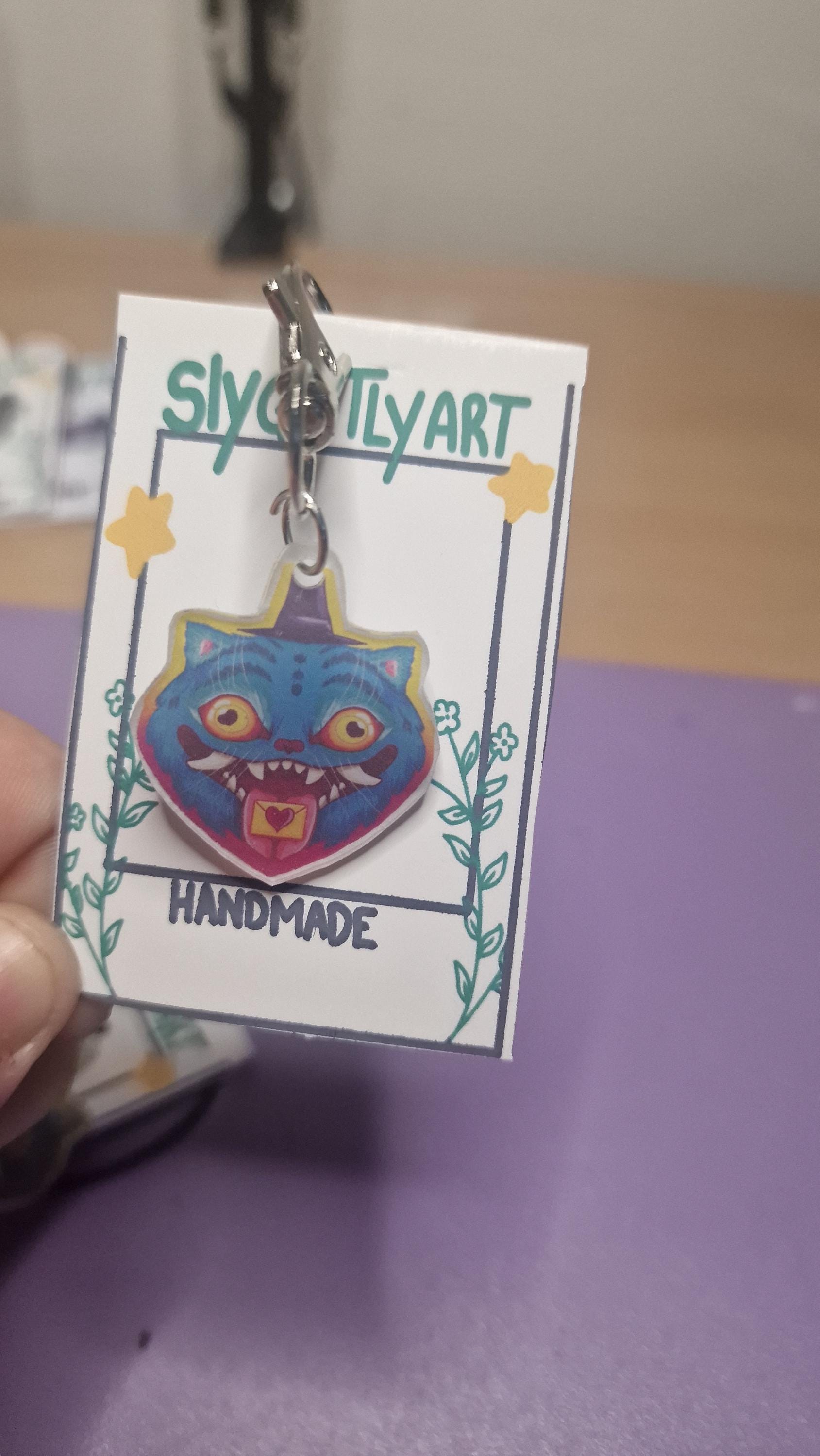 Derpy Tiger Kpop Demon Hunters Inspired Charm Necklace Keychain Phone ...