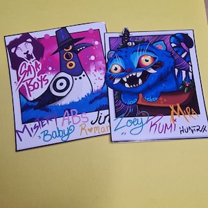 Sussy Bird Saja Boys Kpop Demon Hunters Inspired Polaroid Print Sticker ...