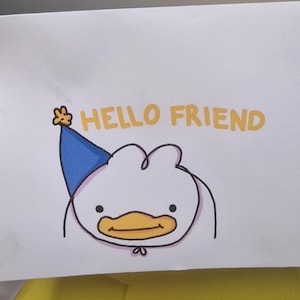 Derpy Tiger and Bird Kpop Demon Hunters Inspired Birthday Card - Etsy