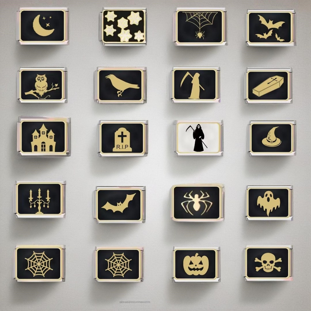 Witch Italian Bracelet Charm, Wizard Hat Italian Charm, Cute Bird ...