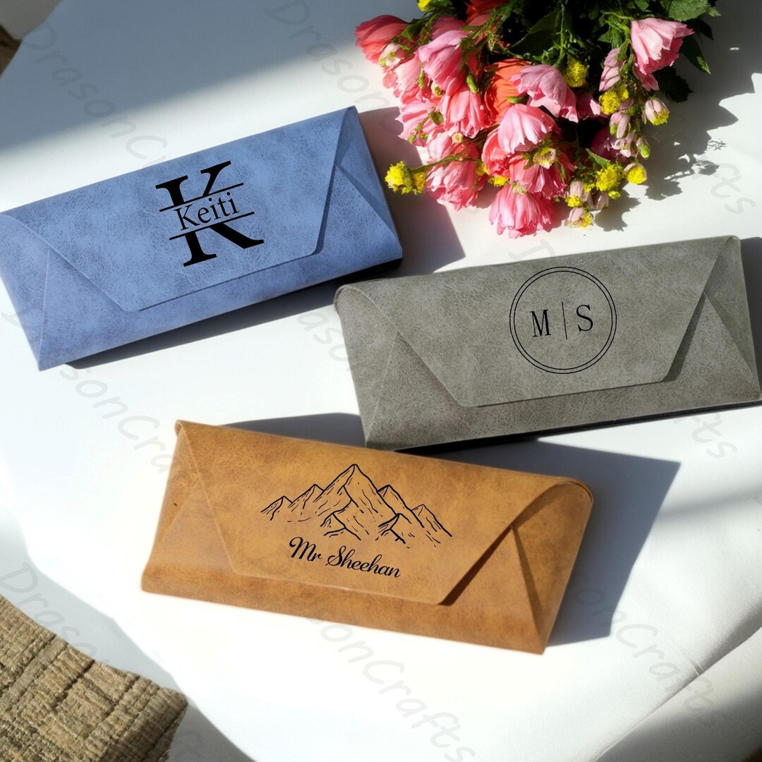 Personalized Glasses Case, Portable Hard Glasses Case, Customized Name ...