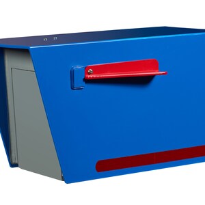 Mailbox Duraline Premium Quality Plastic Rural Mailbox Two Way Flag ...