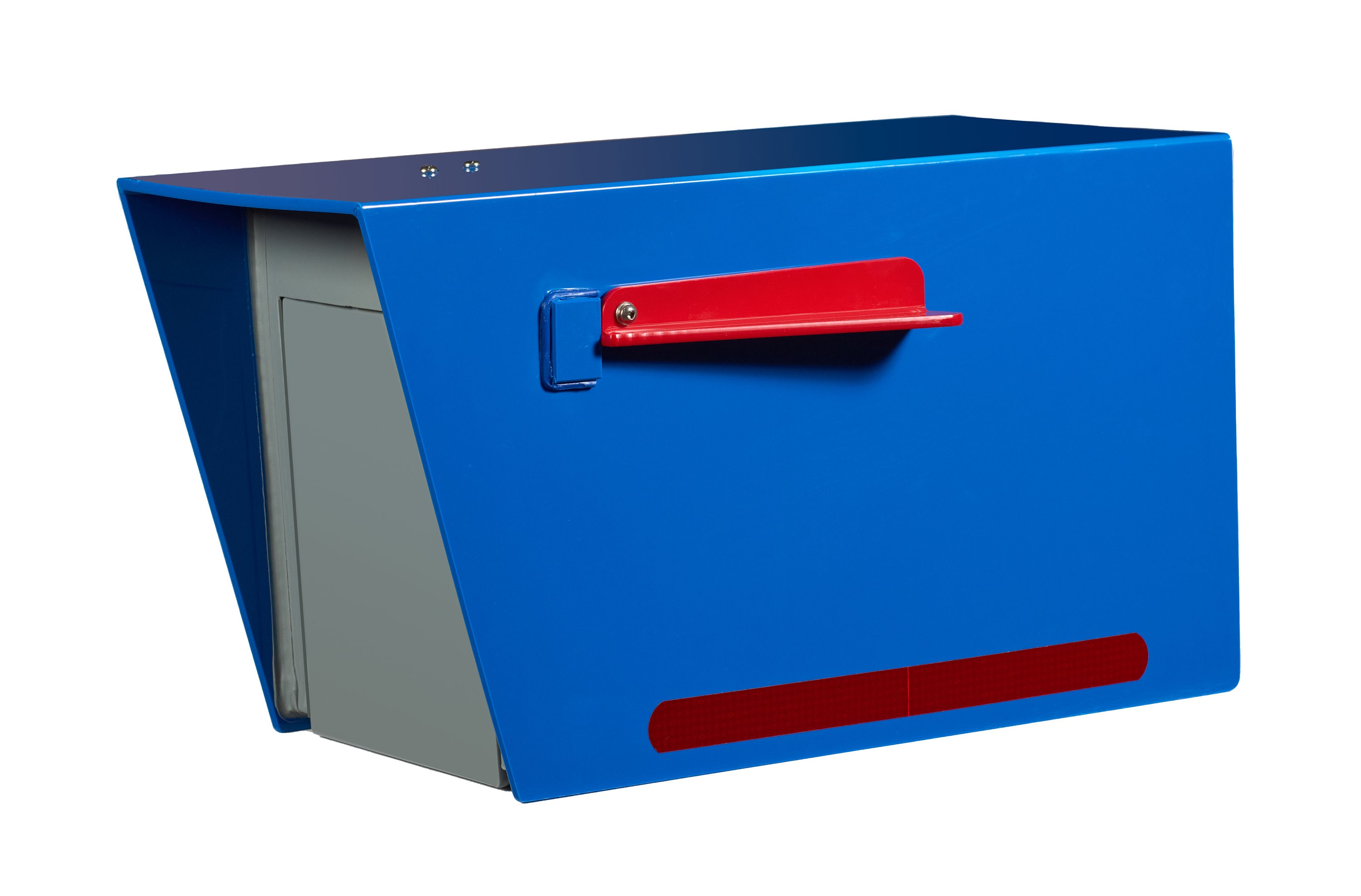 Mailbox Duraline Premium Quality Plastic Rural Mailbox Two Way Flag ...