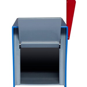 Mailbox Duraline Premium Quality Plastic Rural Mailbox Two Way Flag ...